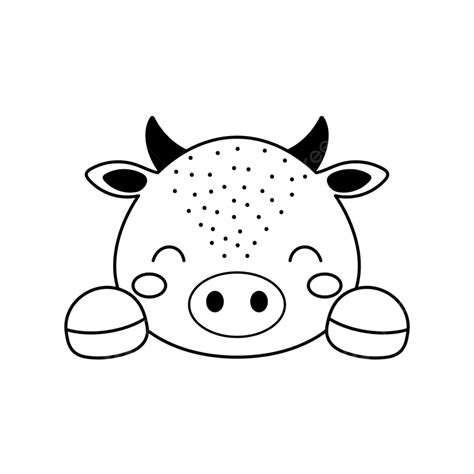 斯堪的納維亞風格的可愛牛頭 孤立 邀請函 內部的向量圖案素材免費下載，png，eps和ai素材下載 Pngtree