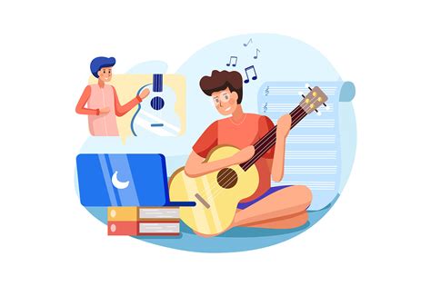 Online Course Illustrations Behance