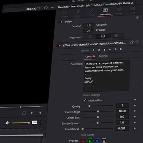 SV Transitions Pack For DaVinci Resolve SUALVI