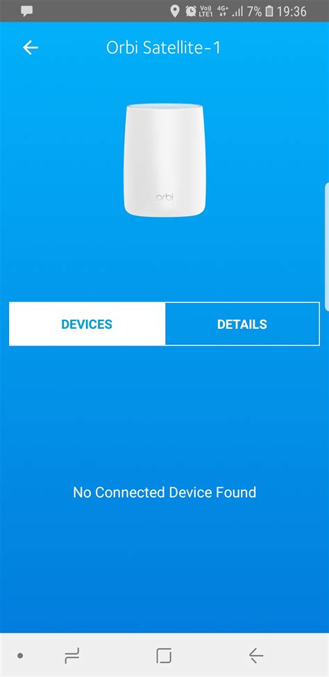 Solved Newtork Map In Orbi App Does Not Show Devices When Netgear