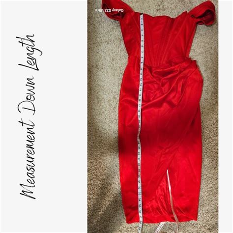 House Of Cb Dresses House Of Cb Loretta Red Satin Off Shoulder