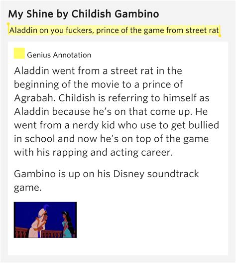 Aladdin On You Fuckers Prince Of The Game From Street My Shine