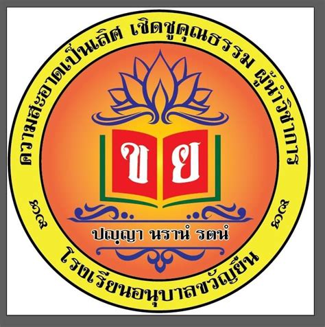 รับออกแบบโลโก้โรงเรียน สื่อการสอน By Thanatta Facebook