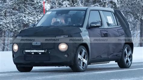 유럽에서 테스트 중인 캐스퍼 Ev 스파이샷 업데이트 스파이샷