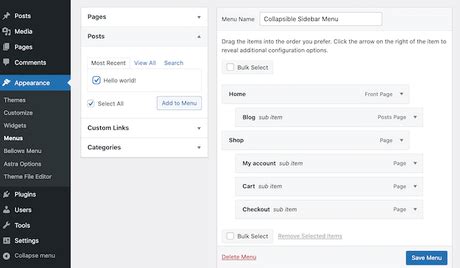 How To Build A Collapsible Sidebar Menu In WordPress Paperblog