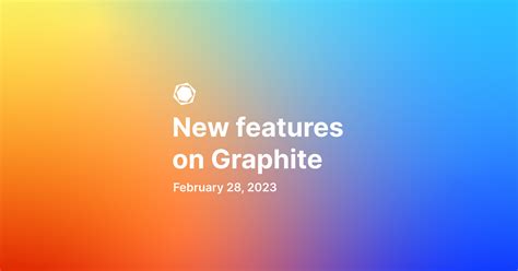 Graphite Changelog Graphite
