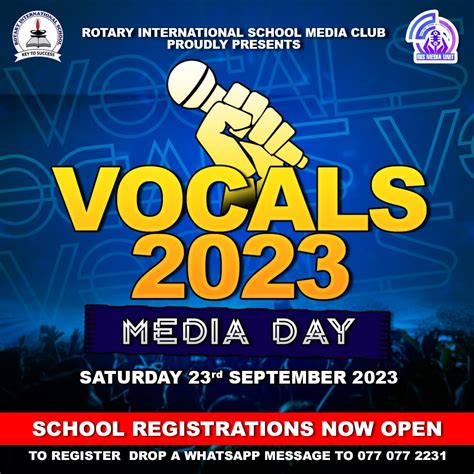 මාධ්‍ය දිනය වෙනුවෙන් පැවැත්වෙන Vocals 2023