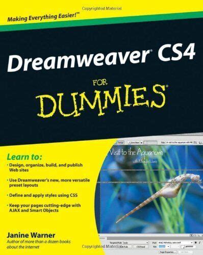 Dreamweaver Cs4 For Dummies By Janine Warner Mint Condition