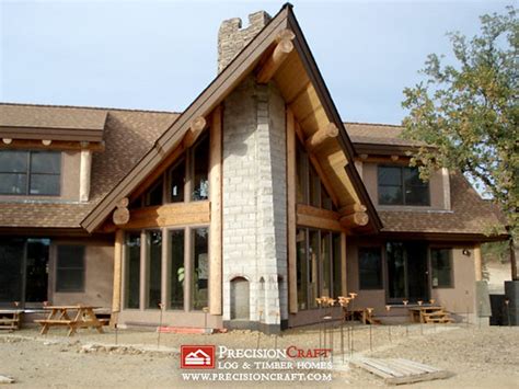 Post And Beam Log Home Precisioncraft Flickr