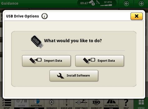 How To Load A Verge Ag Guidance Export In A John Deere Gen 4 Monitor