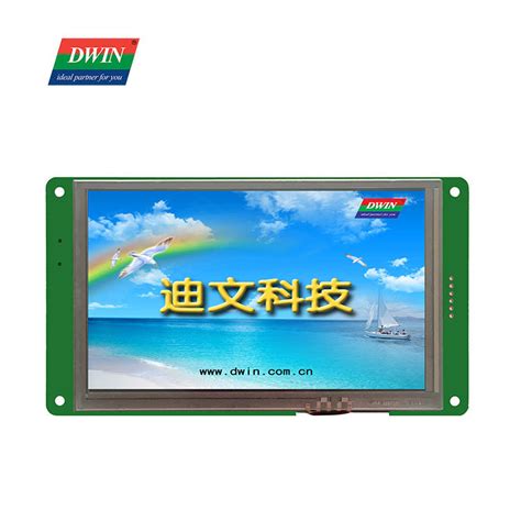 Dwin 5 Inch Smart Uart Serial Touch Panel 800480 Resolution Hmi Tft