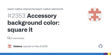 accessory background color square it · issue 2353 · react native