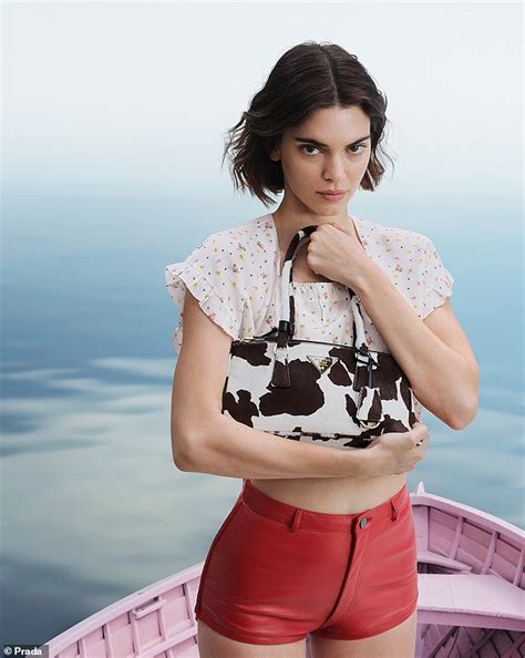 Kendall Jenner Looks Radiant As She Models A White Floral Cropped