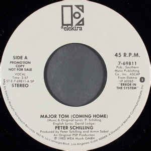 Peter Schilling Major Tom Coming Home 1983 Vinyl Discogs