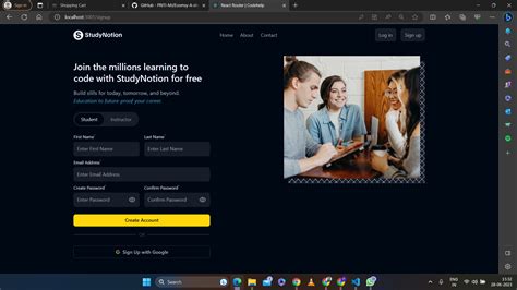 Github Priti Mj Study Notion Website This Is A Study Notion Project Where You Can Sign Up