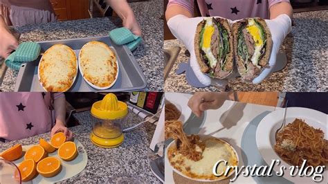 Eng 캐나다🇨🇦주부 일상 브이로그ㅣ🥪도시락 샌드위치 스파게티🍝 And 그라탕 해먹는 날 ️건강하게 오렌지 주스 만들어 먹기 🍊 Youtube