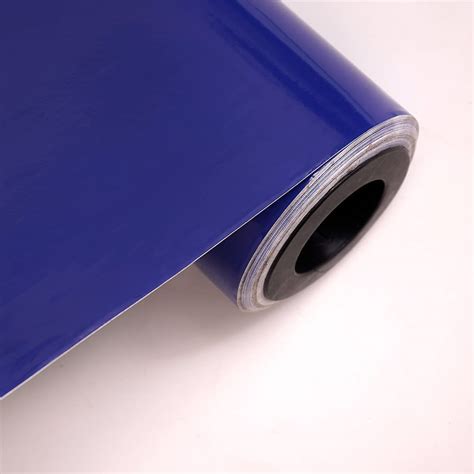 Fusion Blue Glossy Vinyl Car Wrap Sheet Roll Film Sticker Decal X Ft Amazon In Car