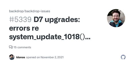 d7 upgrades errors re system update 1018 after running update php