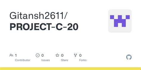 GitHub Gitansh2611 PROJECT C 20