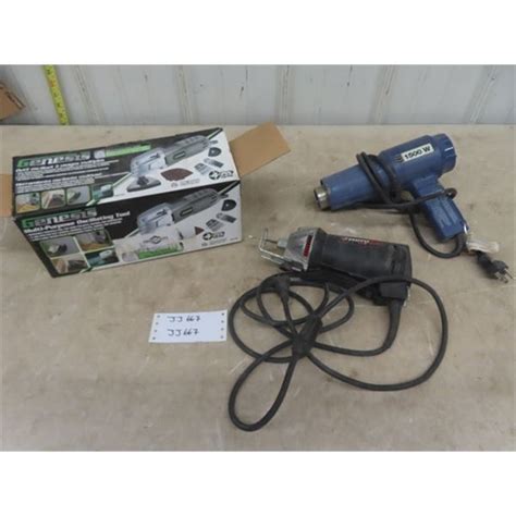 Genesis Multi Purpose Oscillating Tool Roto Zip Cutting Tool Heat Gun