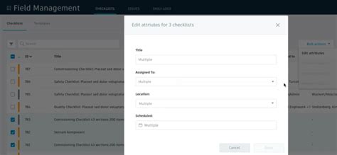 bim 360 checklists new features support better standardization and