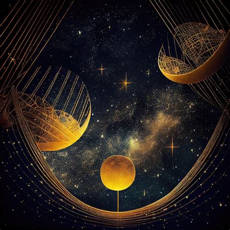 Premium Photo Glowing Energy In Galactic Space Generative Ai