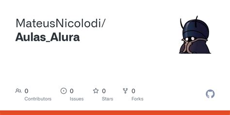 Github Mateusnicolodi Aulas Alura