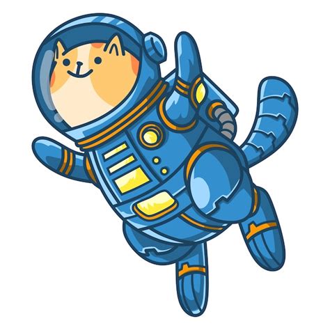 Premium Vector Cute Astronaut Cat Catstronaut