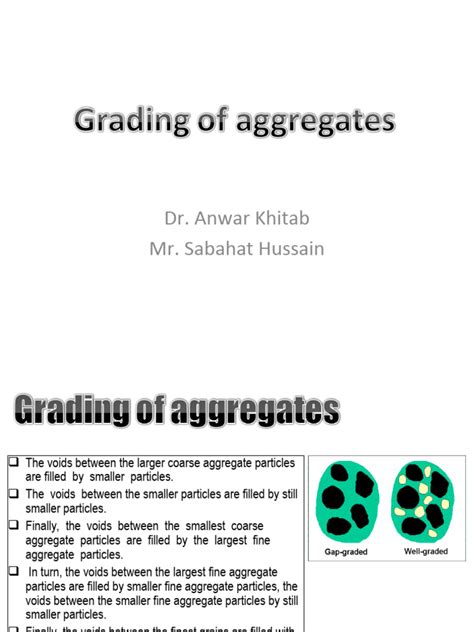 Grading Of Aggregates Pdf Construction Aggregate Building Engineering