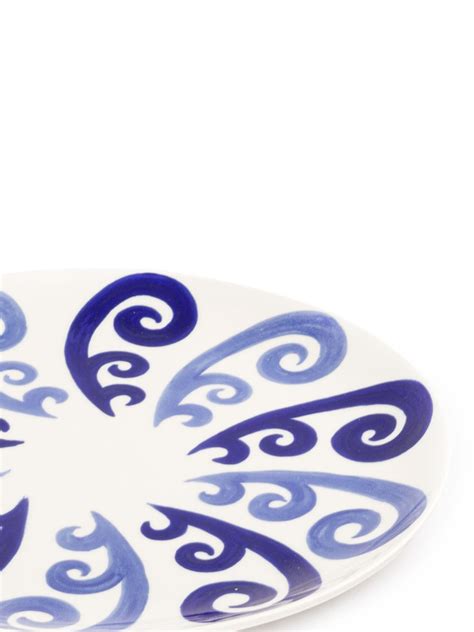 Themis Z Athenee Peacock Dinner Plate White Farfetch