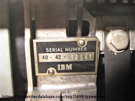 IBM Model C Executive On The Typewriter Database