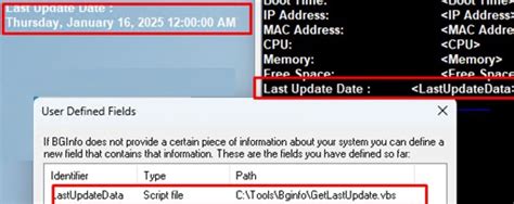 display system info on desktop with bginfo windows os hub