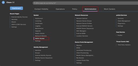 Cisco ISE Admin Access Via Active Directory