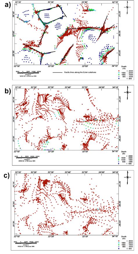 A Euler Solutions Of The Bouguer Anomaly Map Of Structural Index 0 Download Scientific