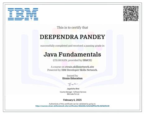 Java Ibm Certification Learning Softwaredevelopment