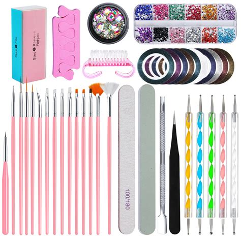 Nail Art Pen Brushes 3d Nail Art Paiting Polish Design Kit Tools Set Of
