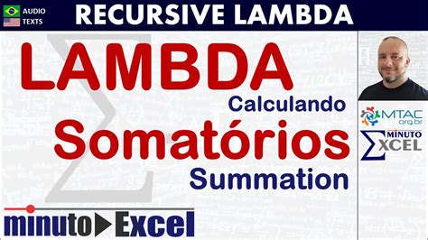 Recursive Lambda Summation Lambda Recursiva Somatórios Entendendo
