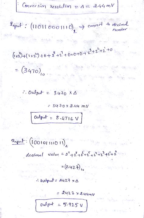 What Is The Output Voltage Of A 12 Bit Dac With A 10 V Reference