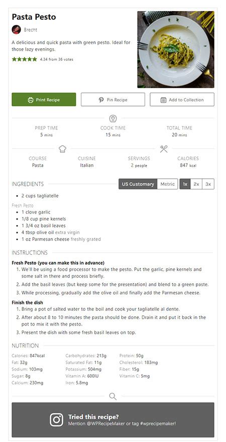 Best WordPress Recipe Plugin Free Premium Frip In
