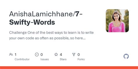 Github Anishalamichhane7 Swifty Words Challenge One Of The Best