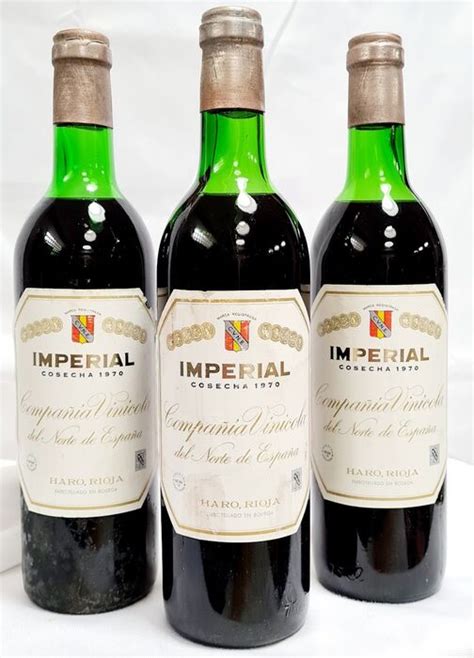 1970 Cvne Imperial Rioja Reserva 3 Bottles Catawiki