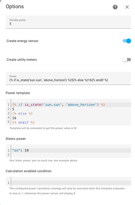 Conditional Power Template · Issue 1528 · Bramstrokerhomeassistant