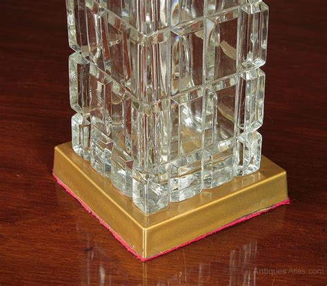 Antiques Atlas Pair Mid 20thc Cut Glass Table Lamps C1960