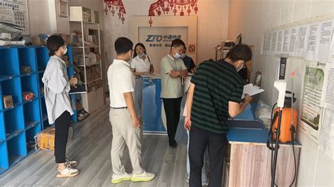 市邮管局检查组督导检查 垦利区邮政快递企业安全生产及疫情防控工作人员死角防控