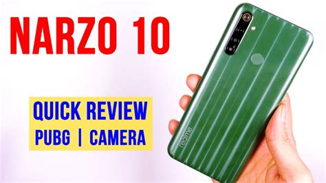 Realme Narzo 10 Unboxing Quick Review Gaming Camera Pros And Cons