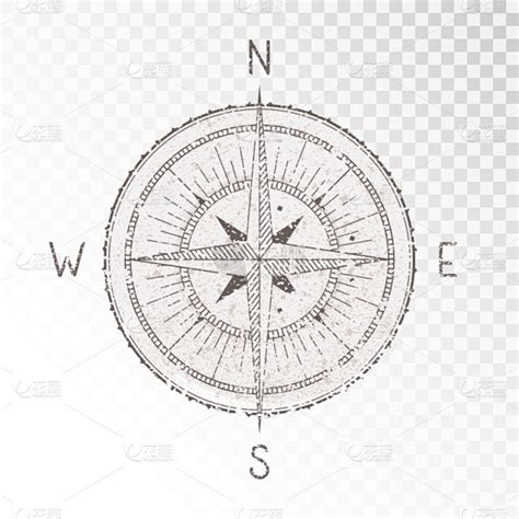 罗盘摇滚乐矢量风纹理绘画插图背景聚焦化学元素周期表透明复古素材 花瓣网