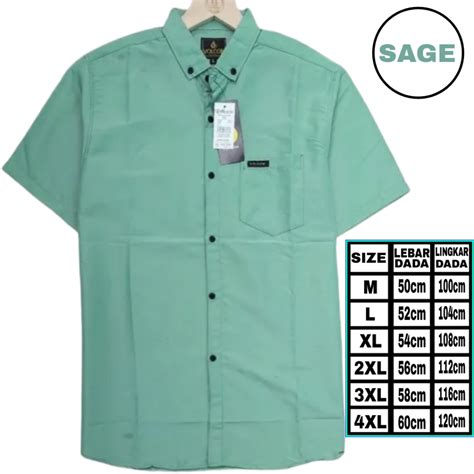 Jual Baju Kemeja Pria Lengan Pendek Hem Pria Kemeja Kasual Cowok Kemeja Polos Pria