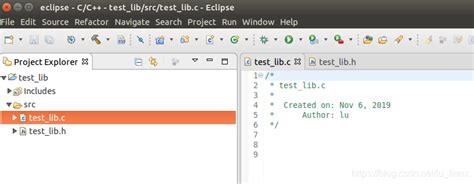 Linux上使用eclipse Cc创建动态库和调用动态库linux Eclipse 将现有的类制作动态库 Csdn博客