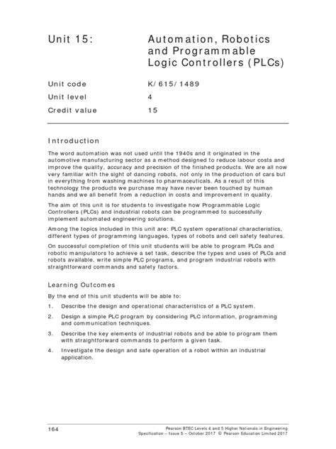 Plc And Robotics Pdf Programmable Logic Controller Automation