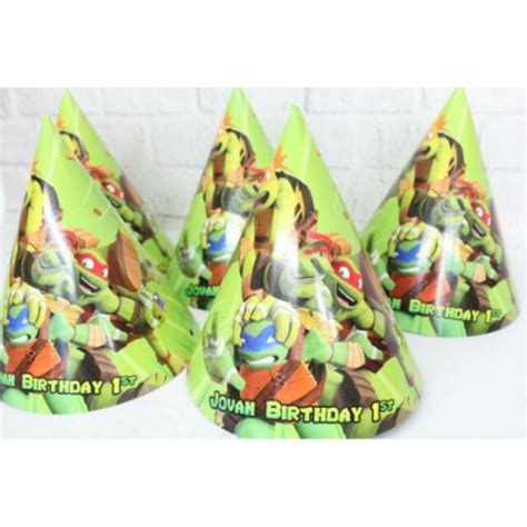 Jual Topi Ulang Tahun Kerucut Karakter Ninja Turtle Shopee Indonesia